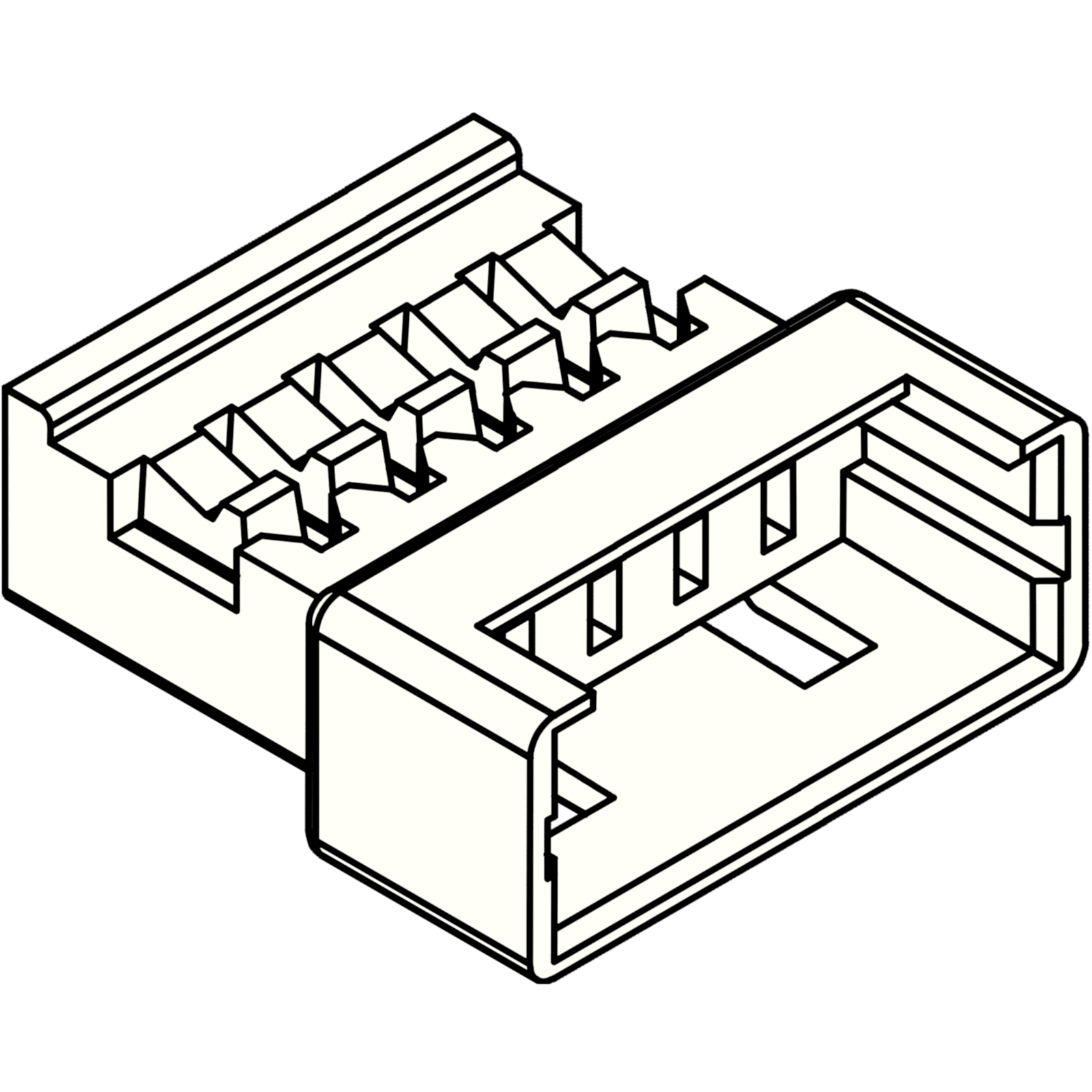1.25 Wire Socket Housing 5-pin – Komodo Electronics