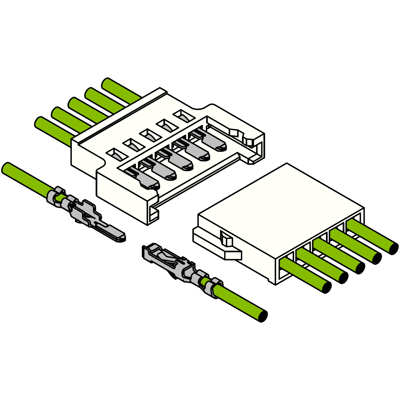 51005 / 51006 Wire-to-Wire Connectors – Komodo Electronics