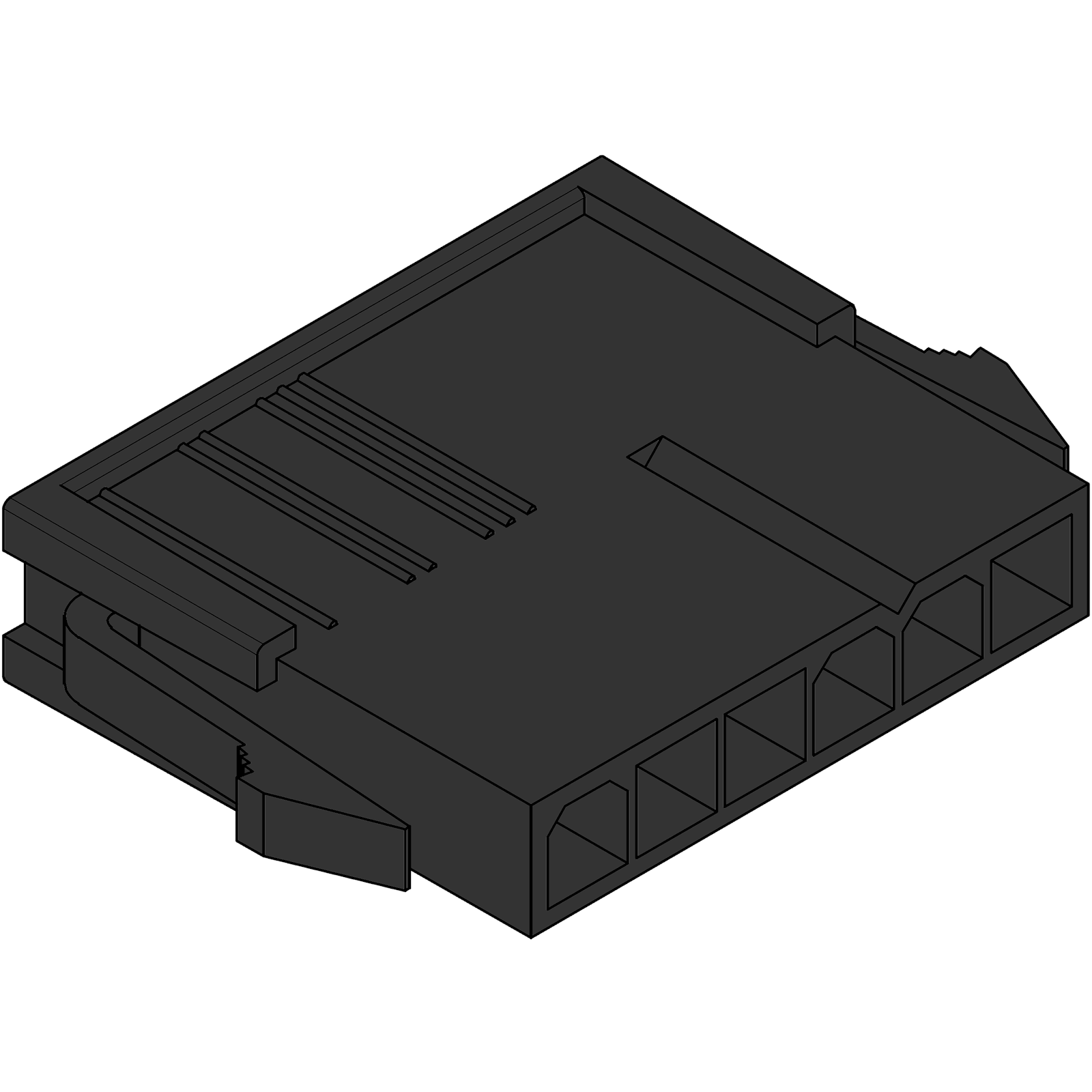 5559 Wire Socket Housing 6-pin Black – Komodo Electronics