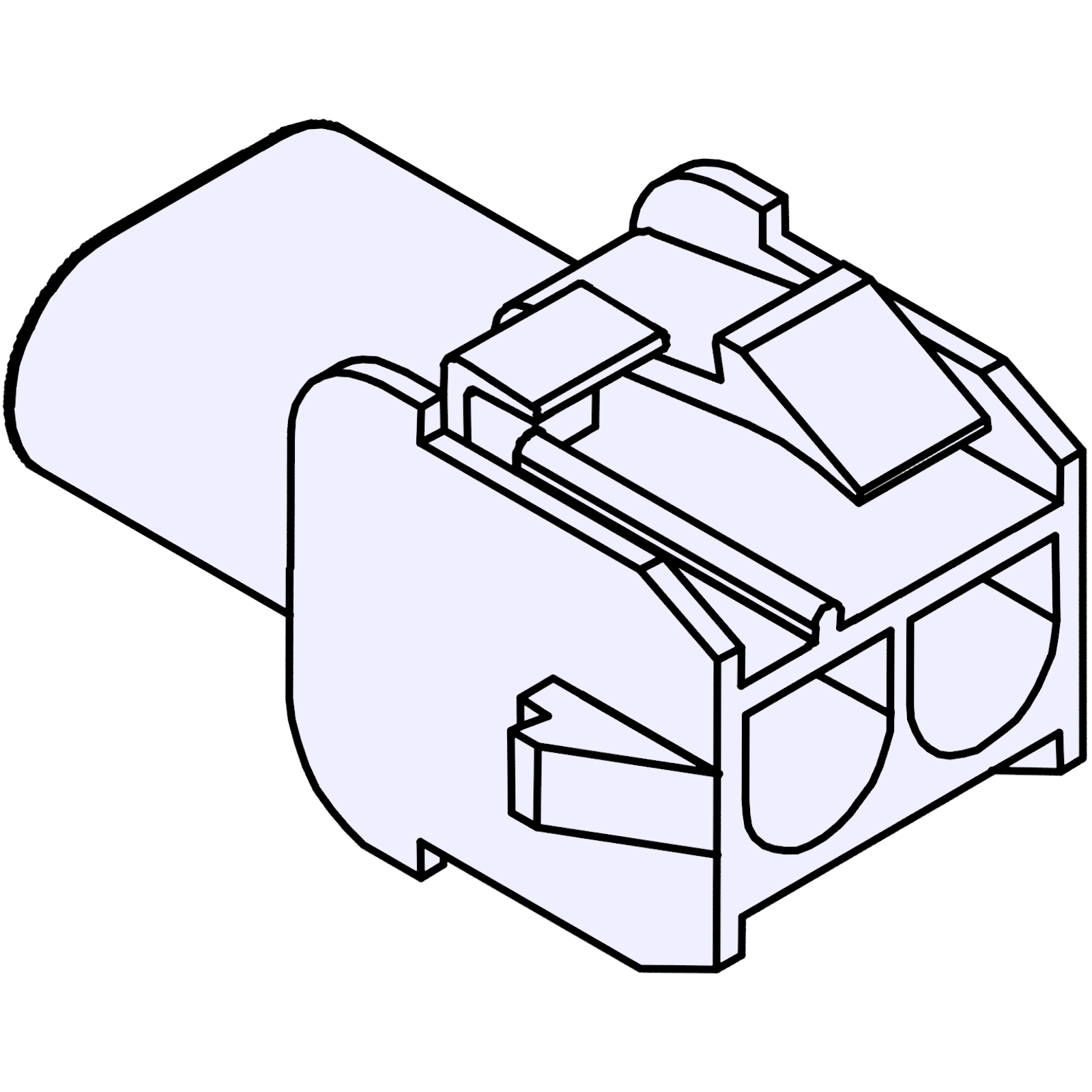 63080 Wire Socket Housing 2-pin – Komodo Electronics