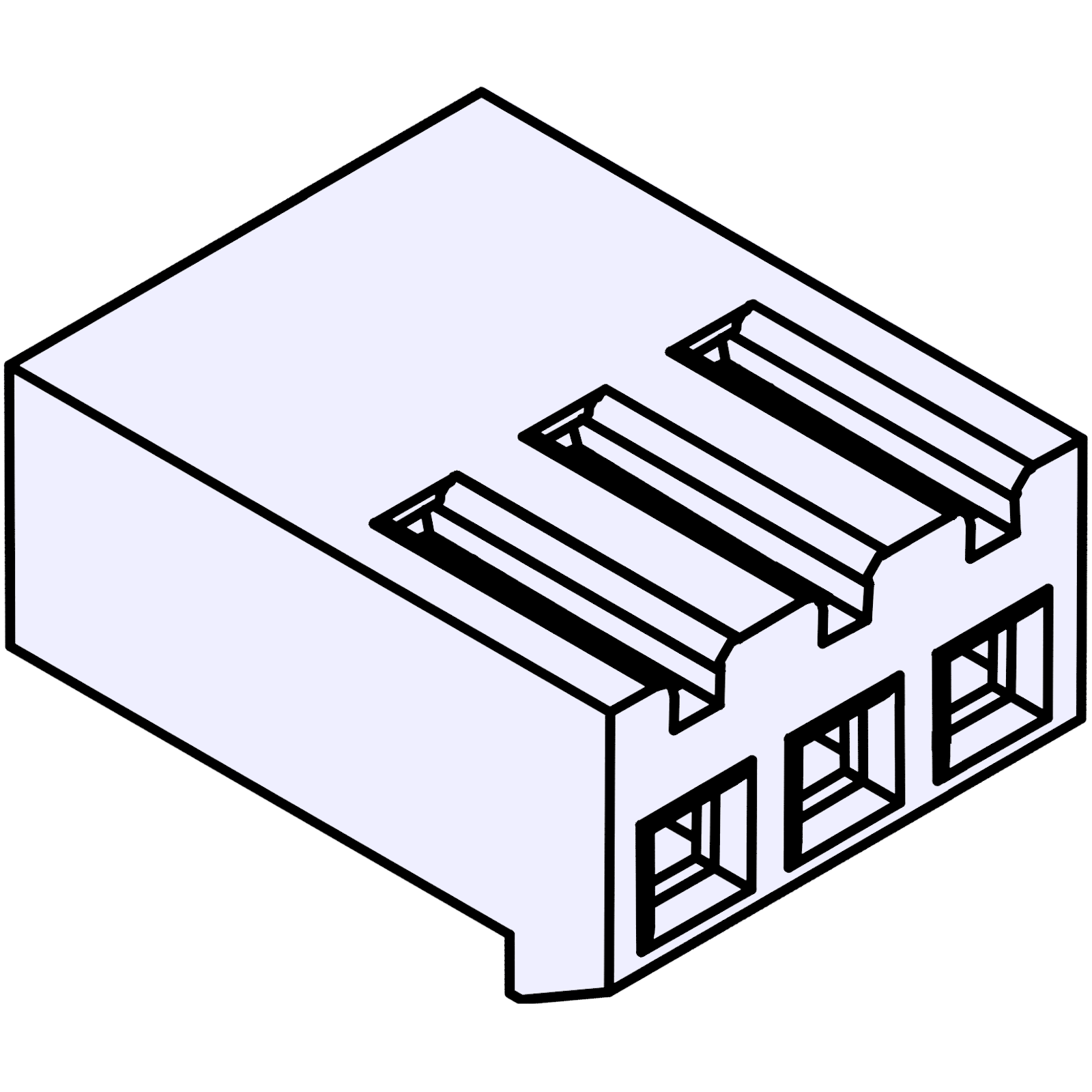 CH Plug Housing 3-pin – Komodo Electronics