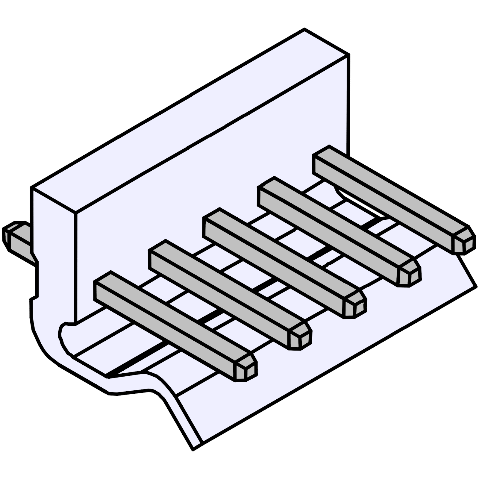 CH Straight PCB Socket 5-pin – Komodo Electronics