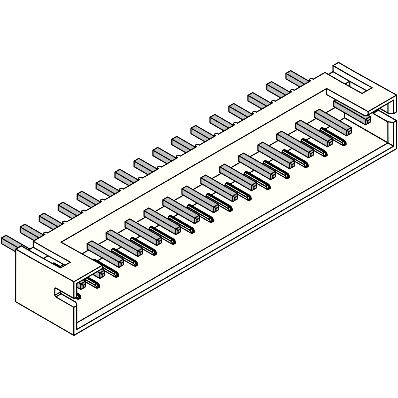 PH Straight PCB Socket 16-pin – Komodo Electronics