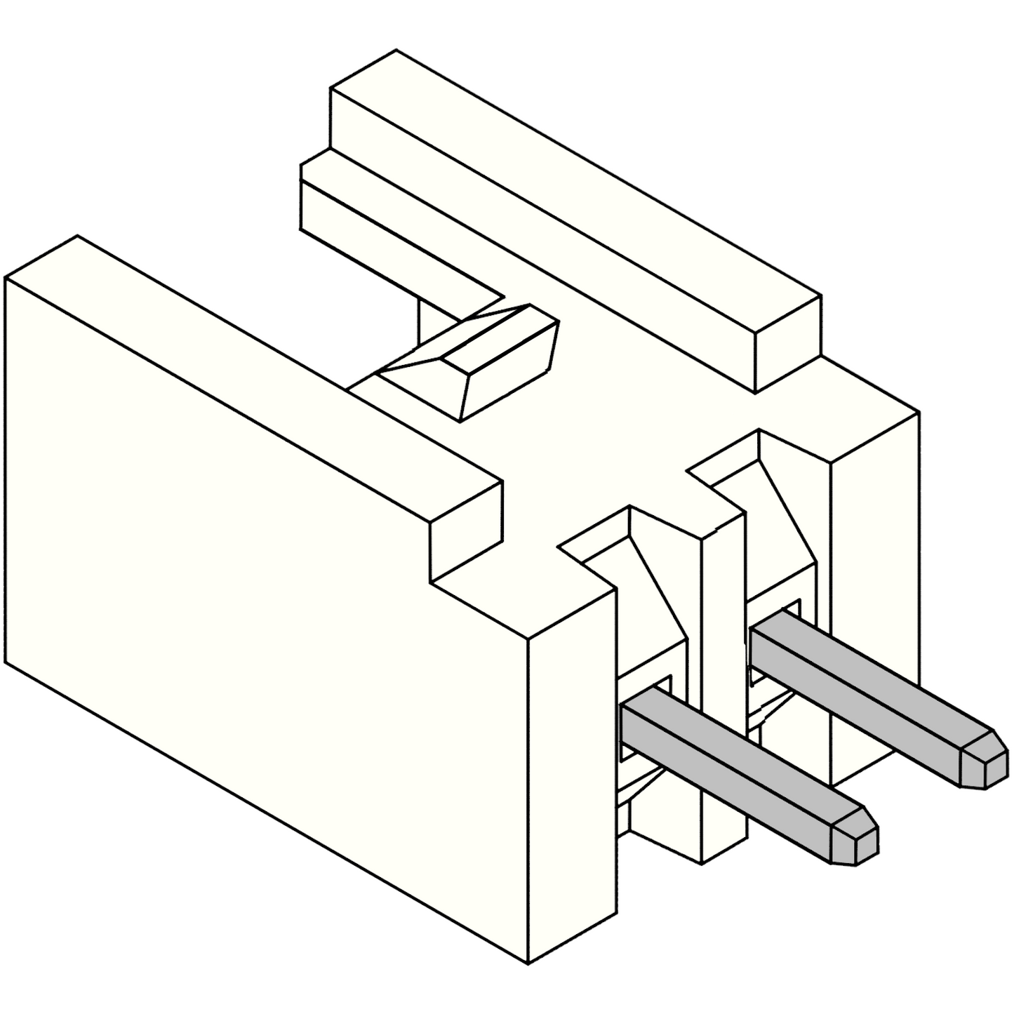PHB Straight PCB Socket 2-pin – Komodo Electronics
