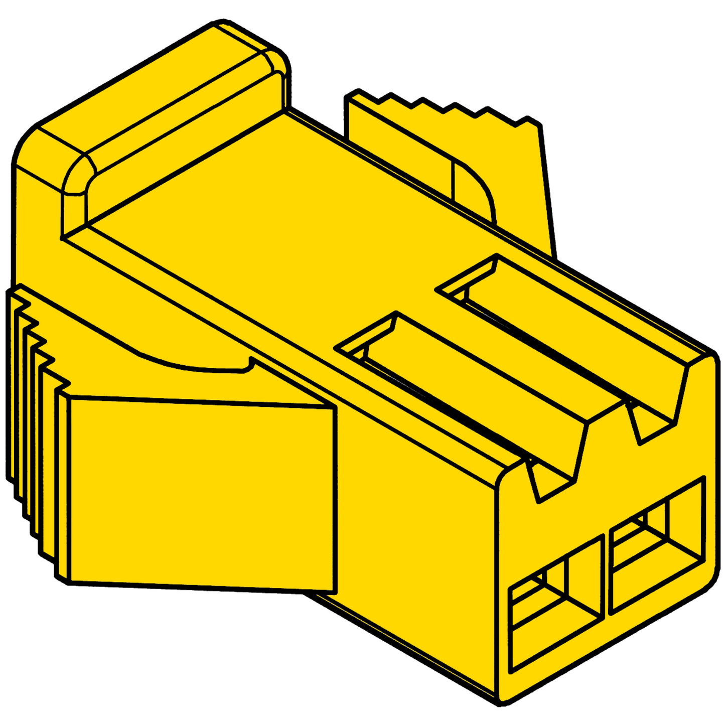 SM Plug Housing 2-pin Yellow – Komodo Electronics
